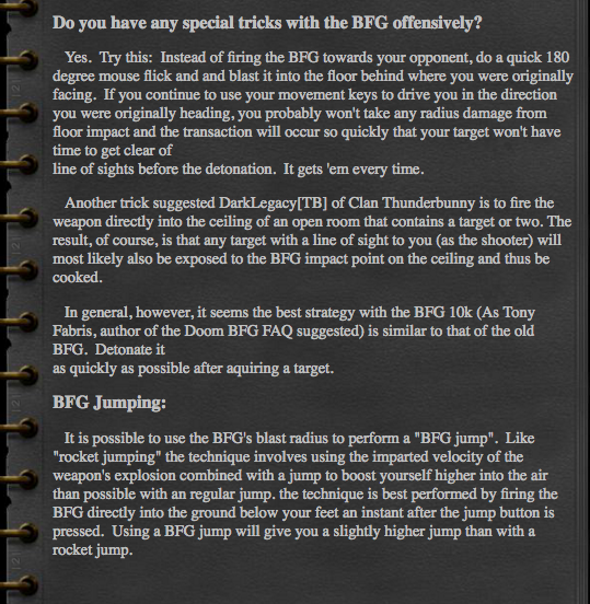 Rebel Boat Rocker’s BFG FAQ – Donde Quake 2?