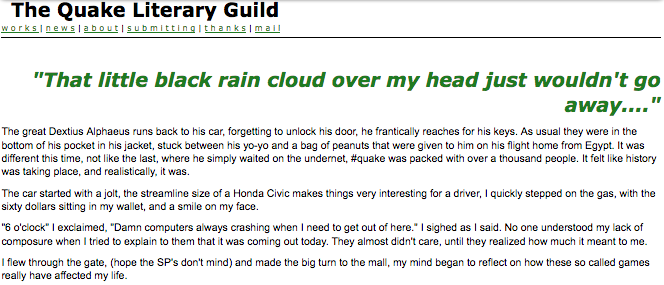 “That little black rain cloud over my head just wouldn’t go away ...