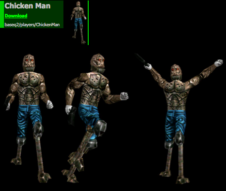 Polycount 3D Model: Chicken Man by Frankie Hobbins – Donde Quake 2?