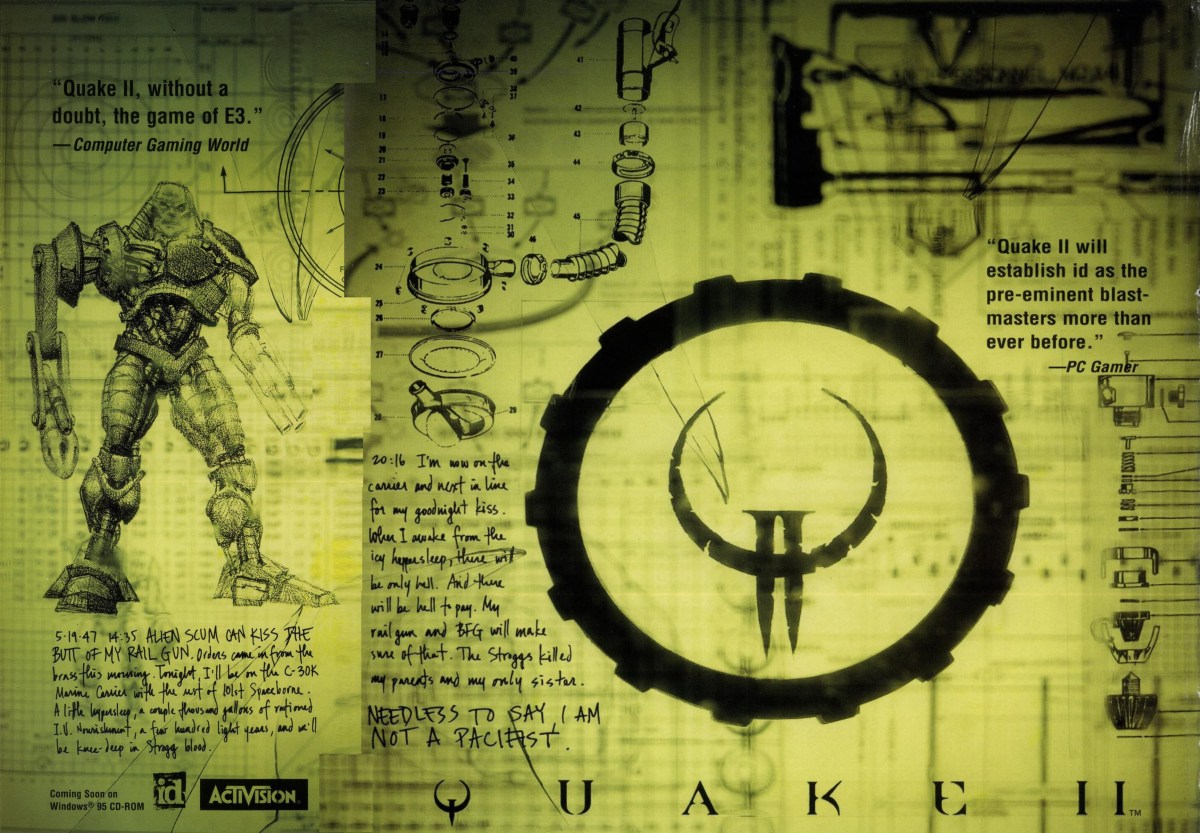 Quake II Magazine Archive: id Software – Advertisements – Donde Quake 2?